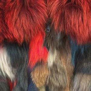 Moda | Jackets & Coats | Multi Color Fox Fur Coat | Poshmark